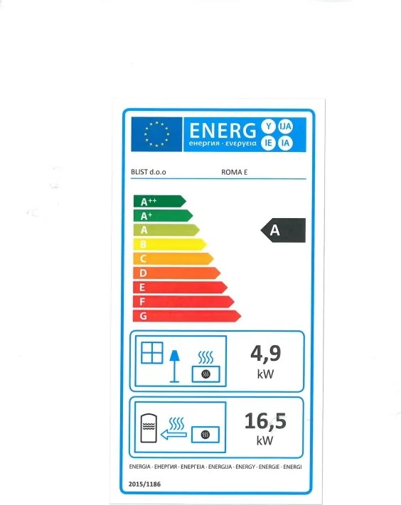 BLIST Krbová kamna Ambasador / ROMA E - 22 kW s výměníkem - beige