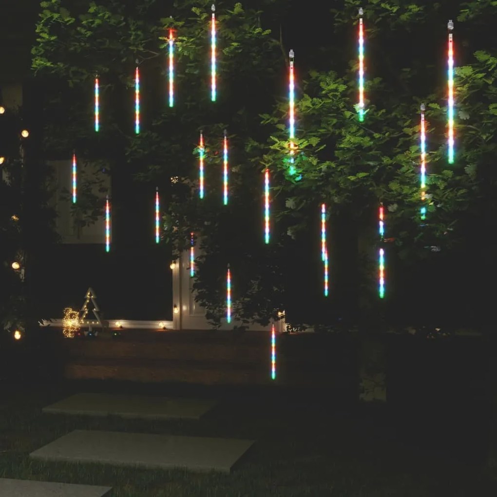 Padající světla 20 ks 30 cm barevná 480 LED dovnitř i ven 328557