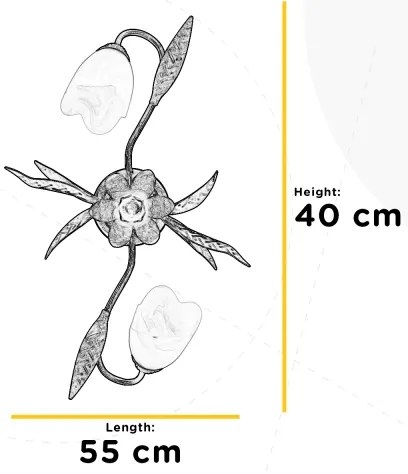 ONLI - Stropní svítidlo SONIA 2xE14/6W/230V