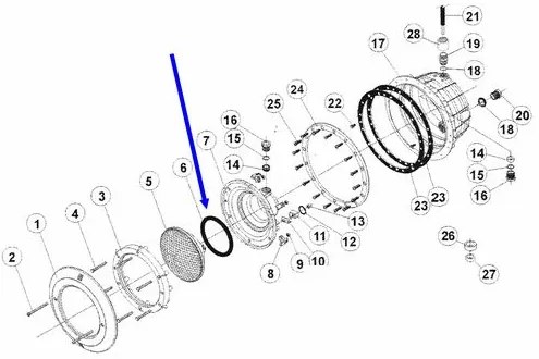 Vagnerpool Těsnění světla VA 110x11mm