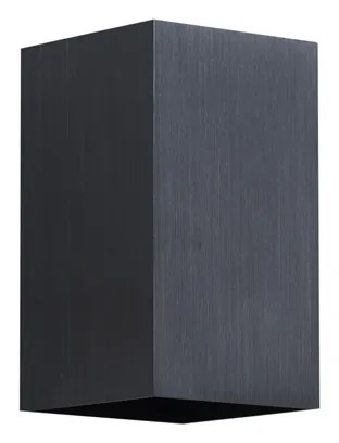 Moderní nástěnné svítidlo Gunmetal čtvercové 2-světla GU10 50mm - Sandy