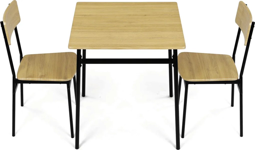 Autronic Jídelní set s 2 židlemi AUT-O2121 Odstín: Bílá