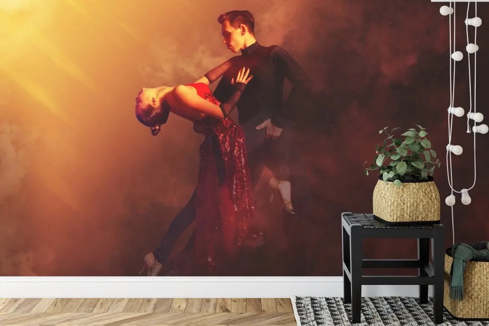 Fototapeta Pár Tančící Tango Hladký vinyl 135x90