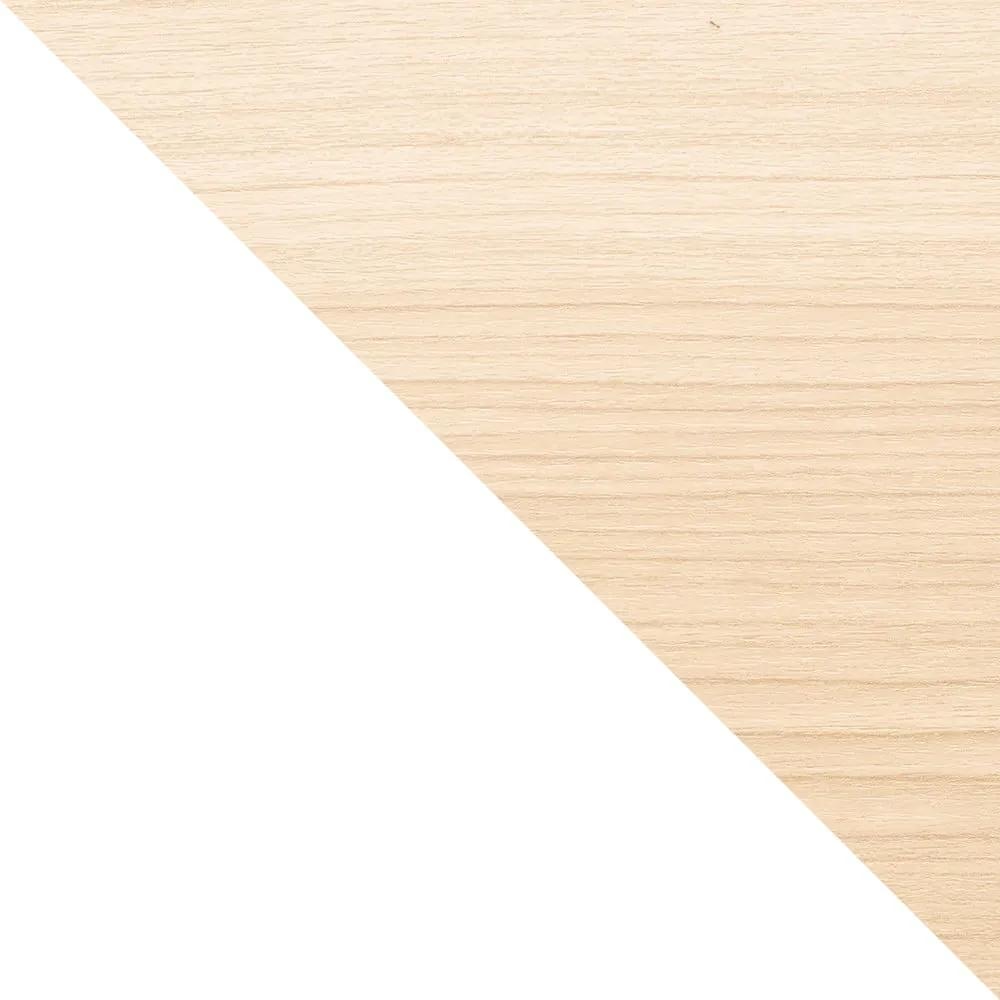 Bílý přírodní nástěnný věšák z borovicového dřeva Dotsy – Umbra