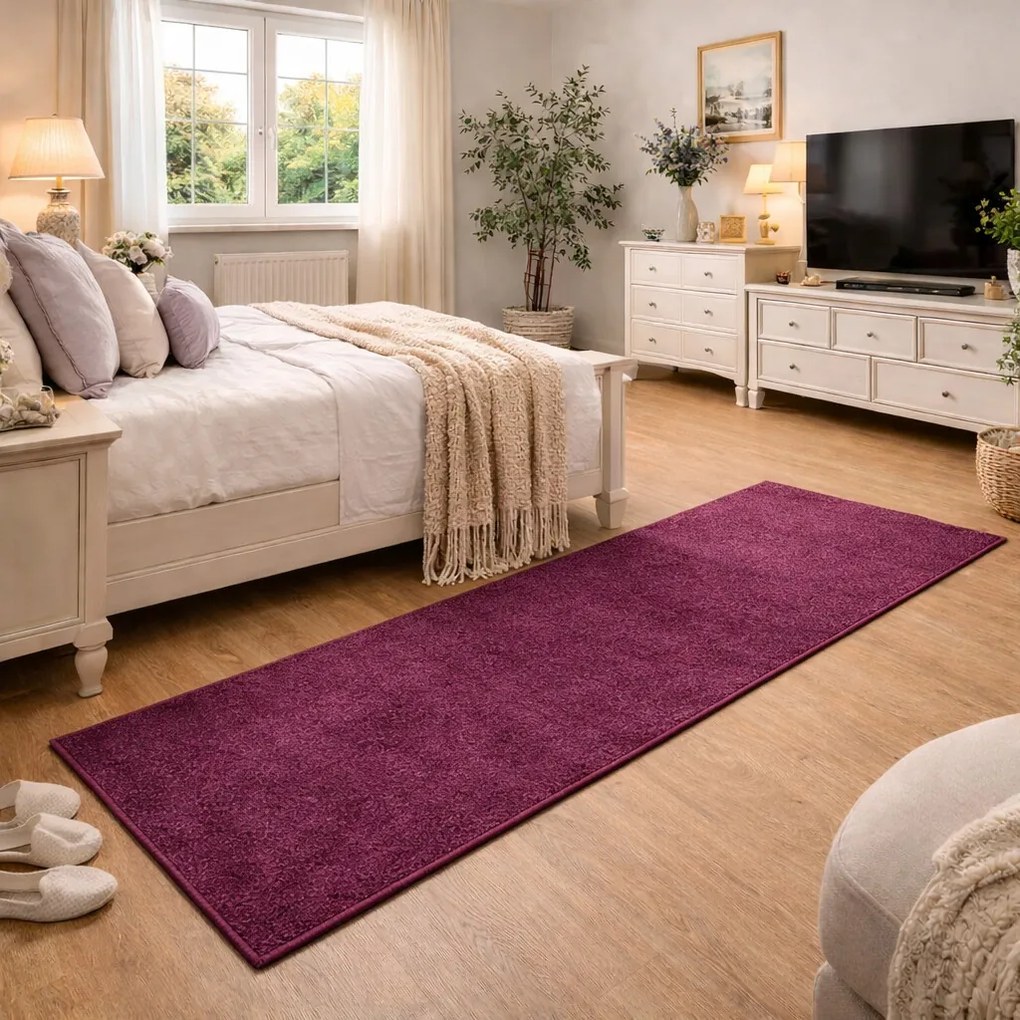 Vopi, Běhoun na míru Eton fialový 48, šíře 90 cm, fialová, chodba / předsíň