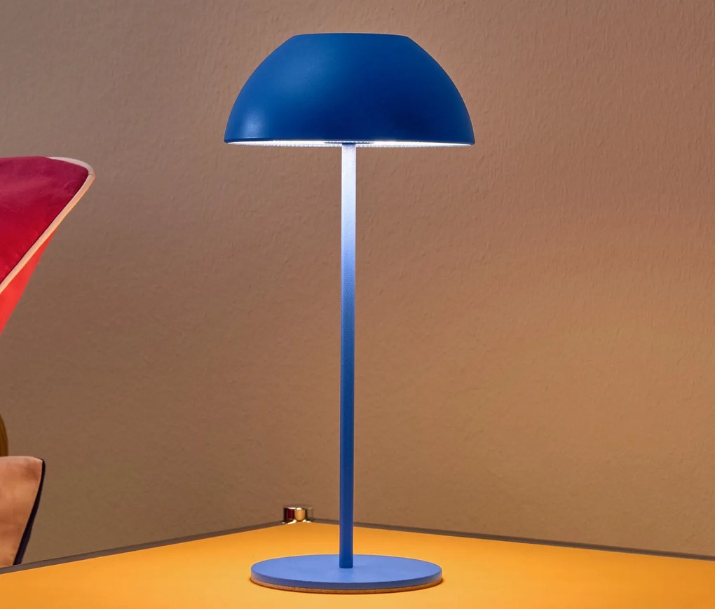 Tchibo - Bateriová stolní lampa s Led, modrá