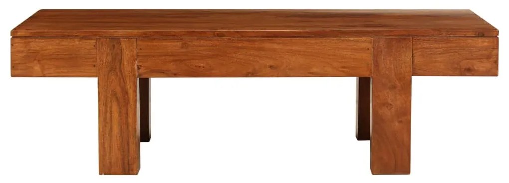 Konferenční stolek akácie s medovým povrchem 100 x 50 x 30 cm 245655