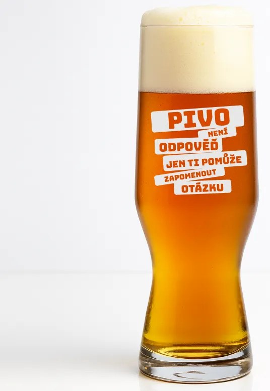Dekorant Sklenice na pivo BEER CRAFT s personalizovaným pivním motivem 550 ml 1KS