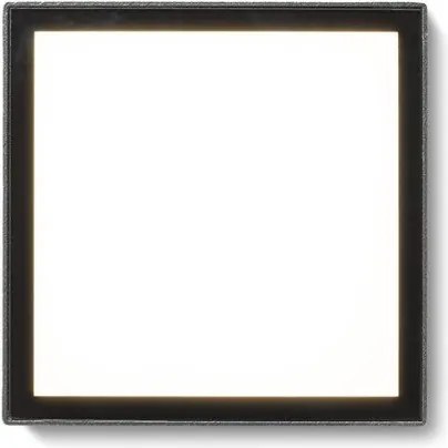 RED R12531 DEJAVU SQ 14 zápustná černá 230V LED 6W IP65 3000K - RED - DESIGN RENDL