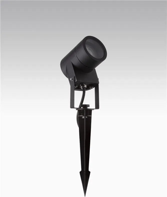 NV 9026128 Venkovní svítidlo s bodcem VIDA černý hliník a čiré sklo GU10 1x10W 220-240V bez žárovky IP65 - NOVA LUCE
