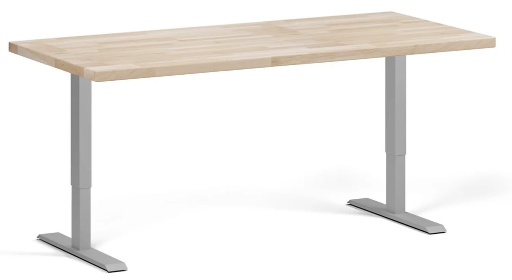 Výškově nastavitelný pracovní stůl do dílny, 2 motory, 1700 x 800 x 760-1230 mm, šedá podnož