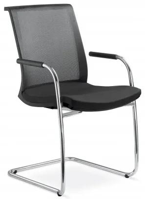 LD seating Konferenční židle STORM 203-Z Barva kostry chromová kostra GALERIE - Čalounění LD seating LÁTKY 2 / VALENCIA, XTREME, STYLE, ASPECT, CURA 2021