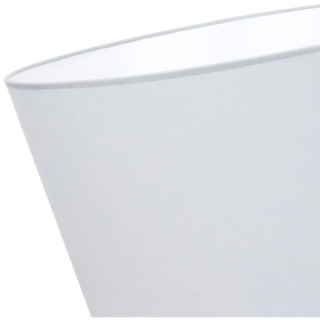 Závěsné svítidlo Gaja, 1x světle šedé textilní stínítko, (fi 44cm), w