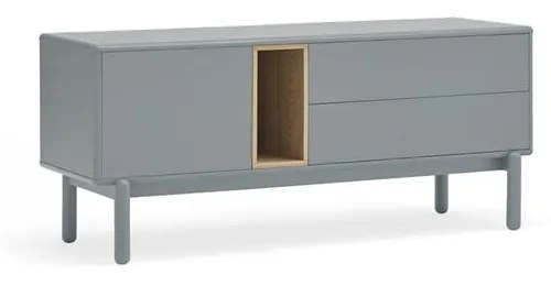 Modro-šedý TV stolek 140x56 cm Corvo – Teulat