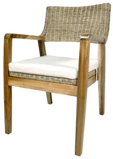 Sconto Jídelní židle ILARIA ratan/dřevo bau jan | BIANO