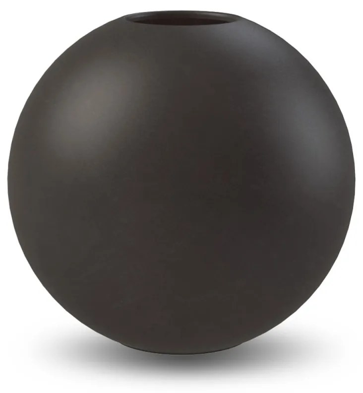 Kulatá váza Ball Black 20 cm COOEE Design