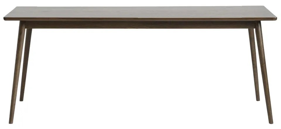 Hnědý rozkládací jídelní stůl s deskou v dubovém dekoru 190x90 cm Barrali – Unique Furniture