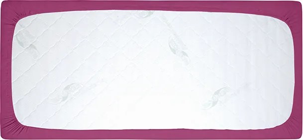 Jersey prostěradlo tmavě fialkové na výšku matrace do 20 cm Velikost: 60 x 120