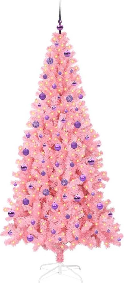 Vánoční stromeček Růžová 210 cm PVC 3396444