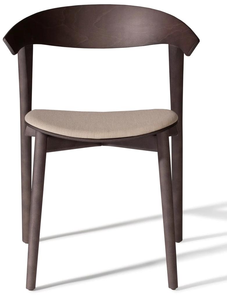 CAPDELL - Židle NIX s čalouněným sedákem
