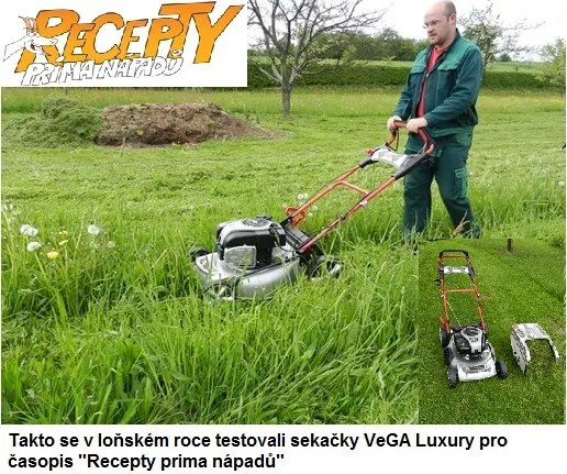 Benzínová sekačka na trávu s pojezdem VeGA 485 SXHE 7in1