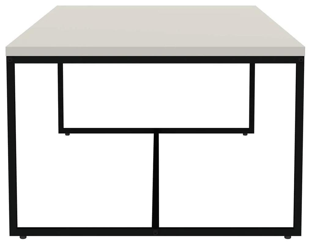 Konferenční stolek pili 120 x 60 cm bílý MUZZA