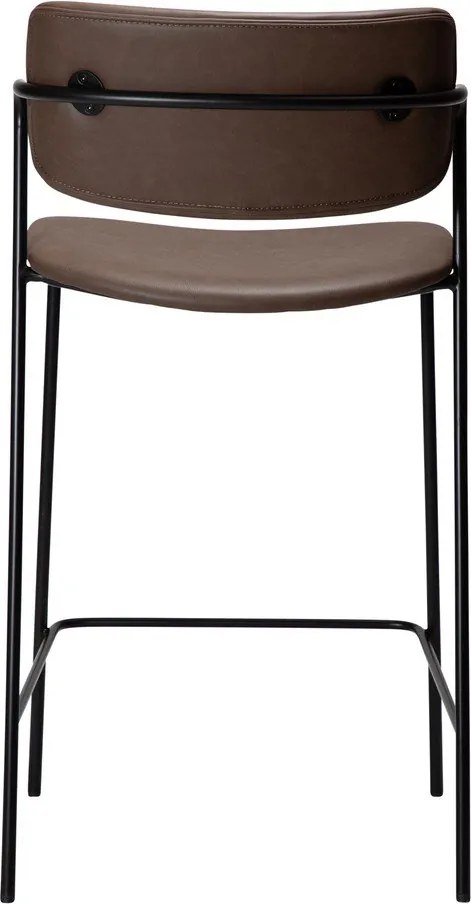 Hnědá barová židle (výška sedáku 67,5 cm) Zed – DAN-FORM Denmark