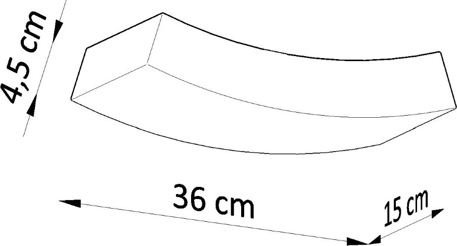 Sollux Lighting Nástěnné svítidlo keramické HATTOR