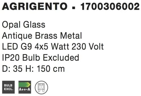 Retro lustr Agrigento 35