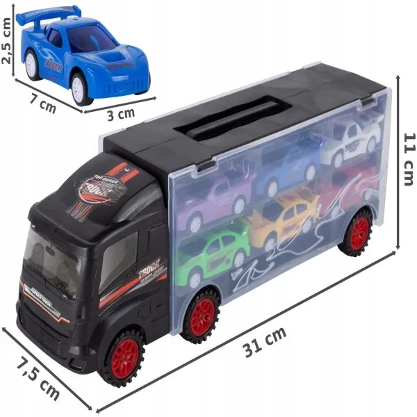 NÁKLADNÍ AUTO TIR S 6 VOZIDLY