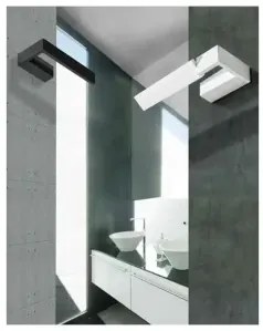 LED nástěnné svítidlo Dalen černé 4000K