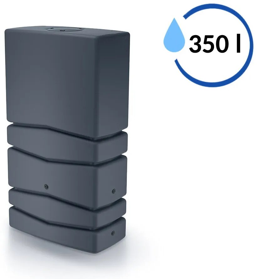 PROSPERPLAST Sud na dešťovou vodu AQUA TOWER antracit 350l