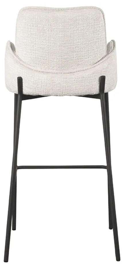 Barová židle Joni - krémová - výška sedadla 78 cm