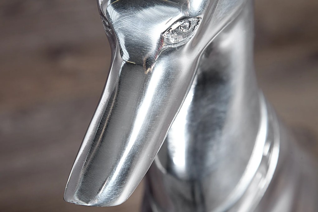 Dekorace Guard, 70 cm, stříbrná