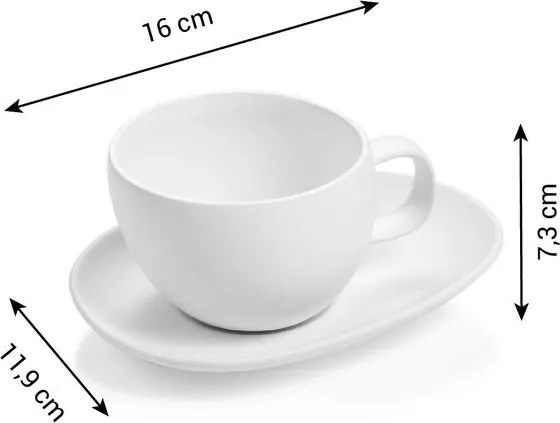 TESCOMA Šálek na cappuccino FANCY HOME Stones, s podšálkem