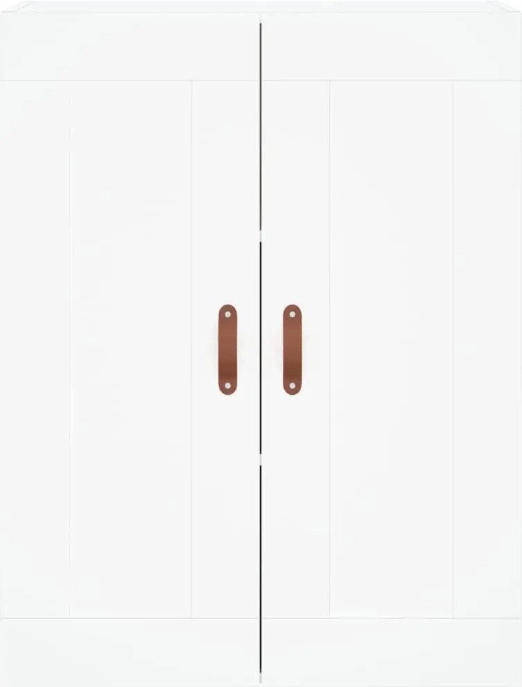 Skříň highboard bílá 69,5 x 34 x 180 cm kompozitní dřevo 3199721