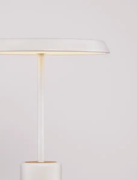 Moderní stolní lampa Ophelia Bílá