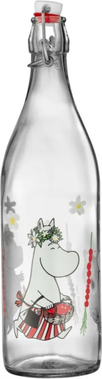 Skleněná lahev Moomin Wild Strawberries 1l