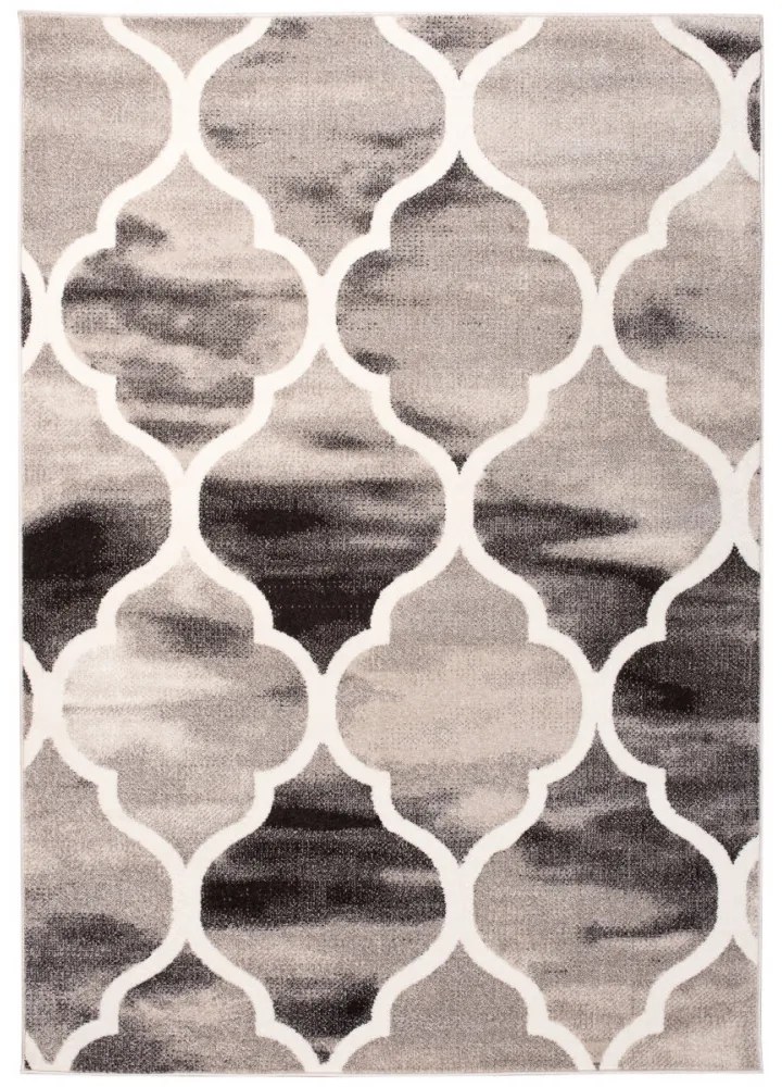 Kusový koberec Velká mříž krémově hnědý, Velikosti 180x260cm