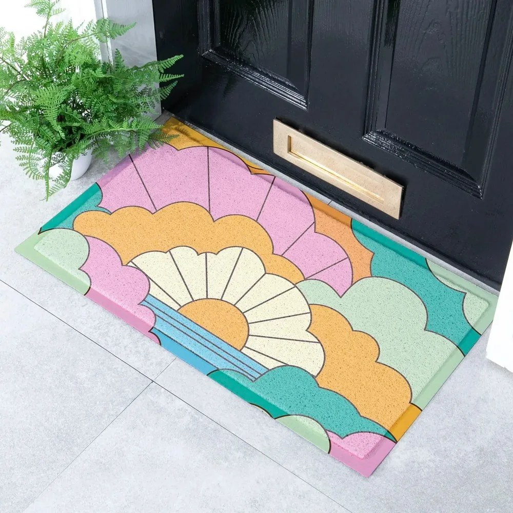 Rohožka z recyklovaného plastu 40x70 cm Elizabeth Olwen – Artsy Doormats