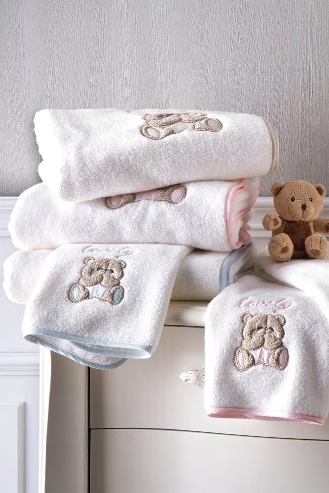 Dětská dárková sada ručník a osuška LOVELY, 2 ks Růžová