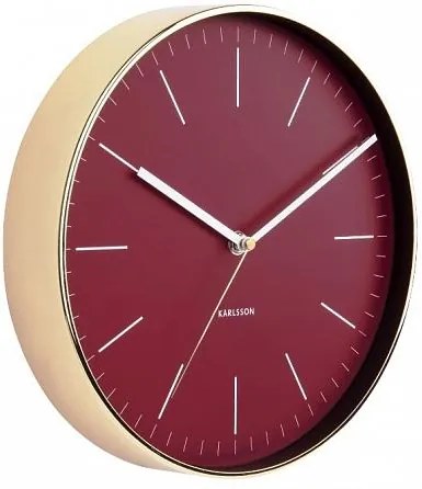 Designové nástěnné hodiny 5695RD Karlsson 28cm