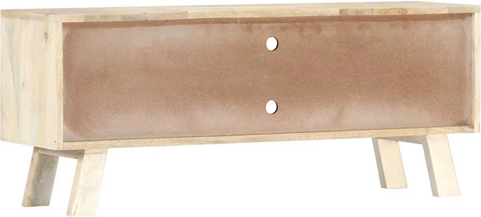 TV stolek 110 x 30 x 44 cm masivní mangovníkové dřevo 282869