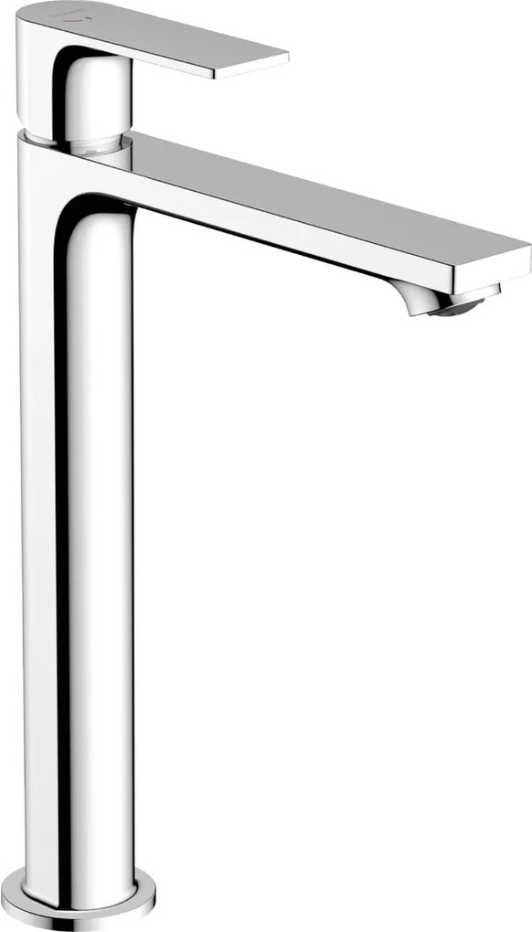 Hansgrohe Rebris E, vysoká umyvadlová baterie 240 s odtokovou soupravou s táhlem, CoolStart, EcoSmart, chromová, 72591000