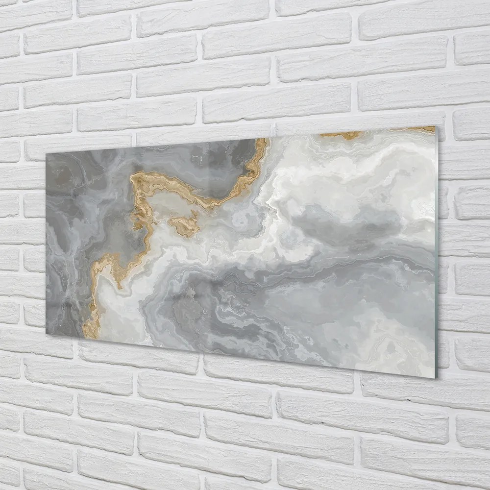 akrylový obraz Kámen z mramoru skvrny 125x50 cm