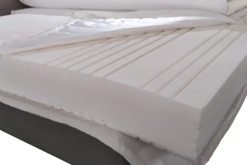 Kontinentální postel Emma Premium Home boxspring 200x160 sv. šedá s úložným prostorem