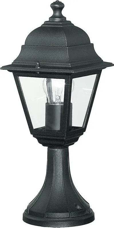 FAN LANT-PALETTO Venkovní svítidlo LUME ROMA černá, 1xE27, IP44, 14,6 x 14,6 x 39 cm - FANEUROPE