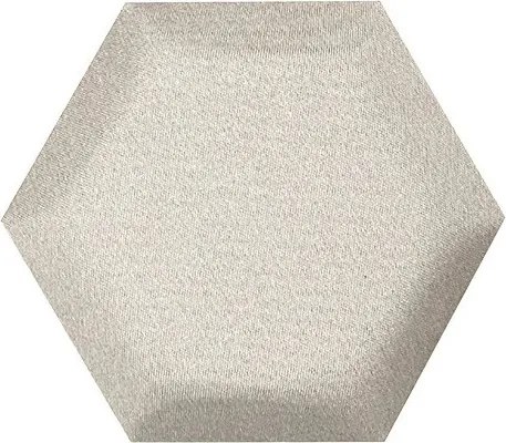 Čalúnený akustický panel nástenný Luna 33 cream hexagon - Hexagon 6x15 cm Egibi