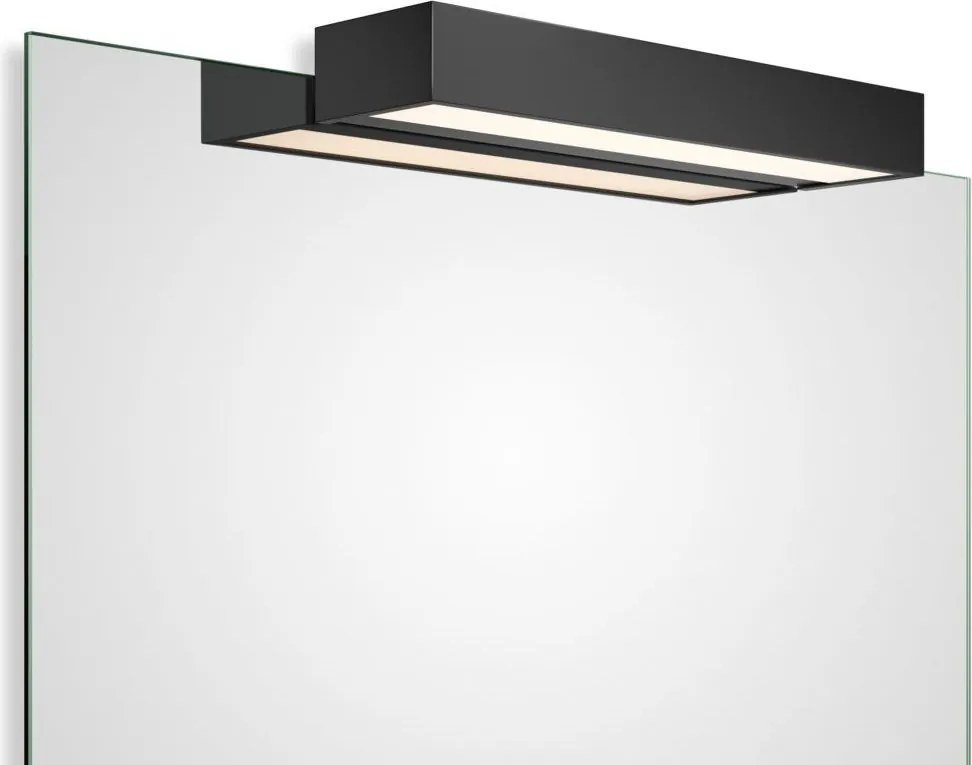 Světlo nad zrcadlo Box Clip On LED 40 cm černé matné