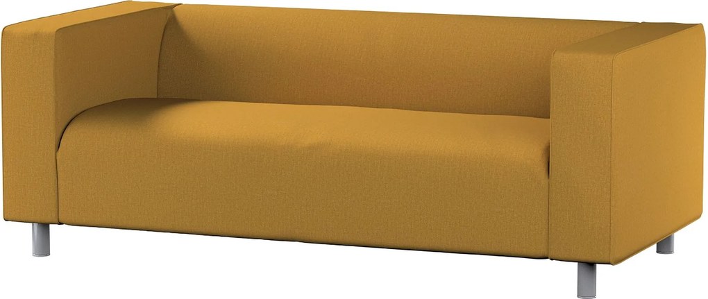 Potah na pohovku IKEA Klippan 2-místná barva žlutá látka pletený vzor